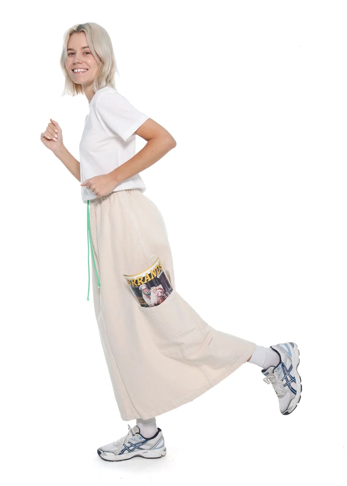 Flour Work Skirt – Violets